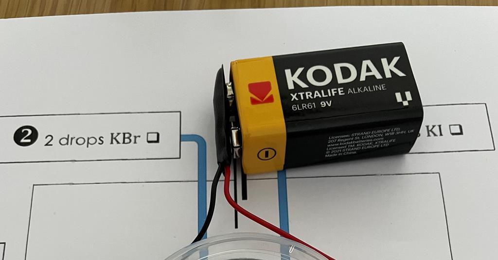 Electrolysis on a microscale | 14–16 years | Class experiment | RSC ...