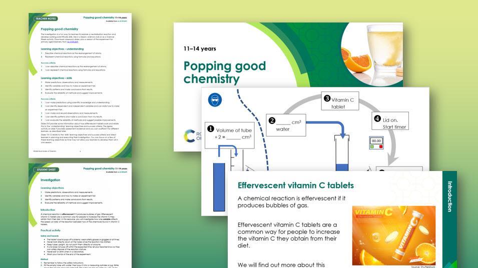 Popping good chemistry: investigate chemical reactions and irreversible ...