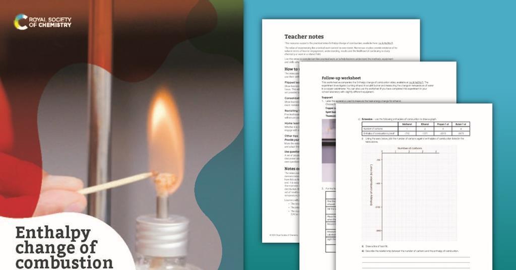 Temperature change (combustion) | Practical videos | RSC Education