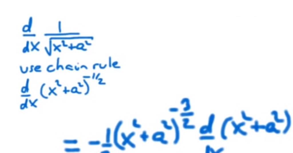 Introductory maths for HE: chain rule (example B) | Resource | RSC ...