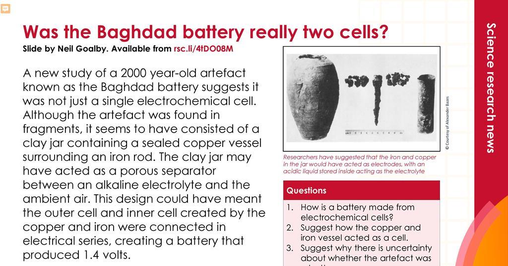 Was a 2000 year-old jar the world’s first battery? | News | RSC Education
