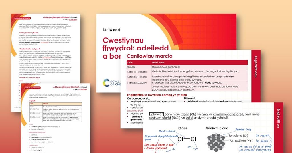 Adeiledd a bondio: cwestiynau arholiad ffrwydrol | 14–16 oed | Resource ...