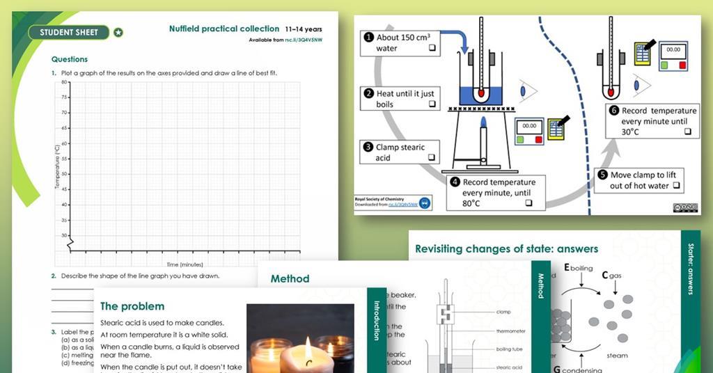 Stearic Acid and Cooling Curve | UK Science Technician Community