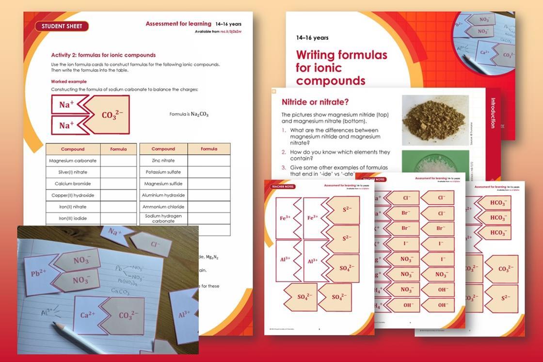 Writing formulas for ionic compounds | 14–16 years | Lesson plan | RSC ...