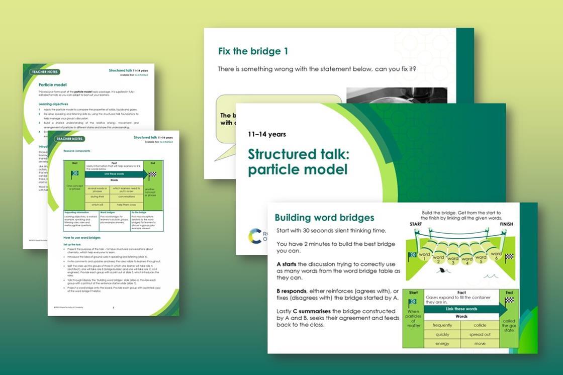 Particle model | Structured talk | 11–14 years | Resource | RSC Education