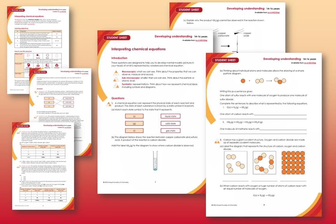 Interpreting chemical equations | Developing understanding | 14–16 ...