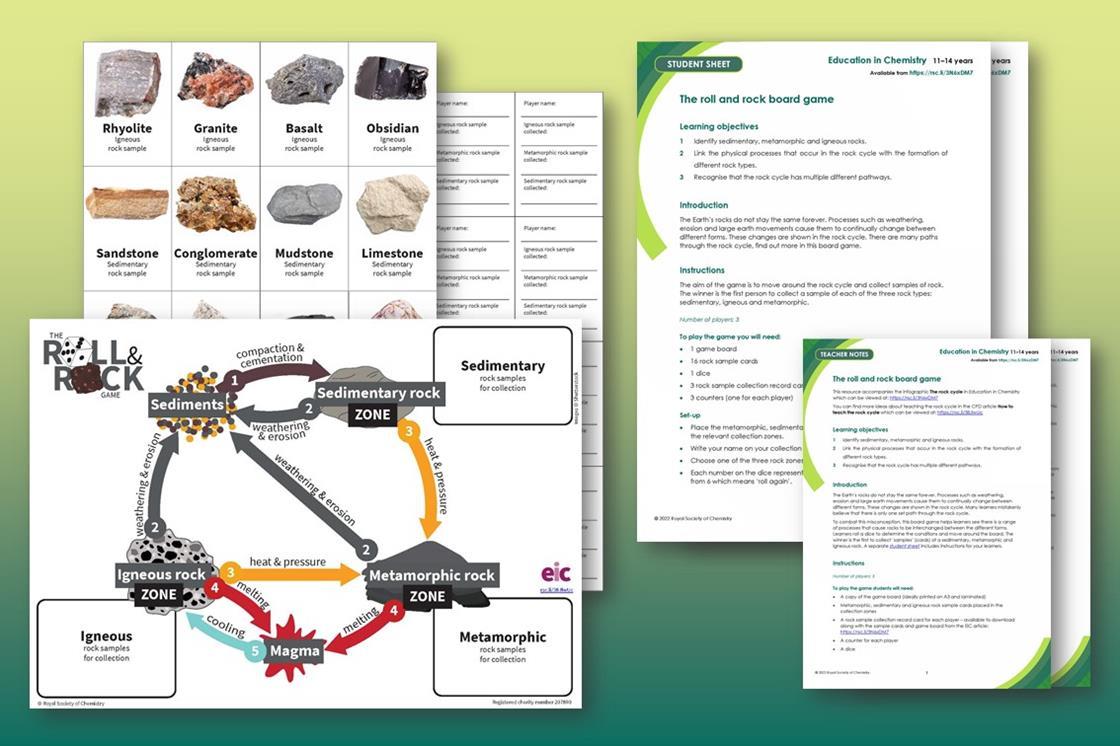 Rock cycle board game | Resource | RSC Education