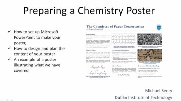 Student posters on chemistry topics | Ideas | RSC Education