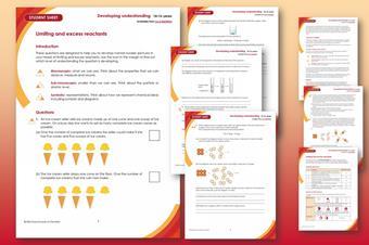 Limiting and excess reactants (qualitative) | Developing understanding ...