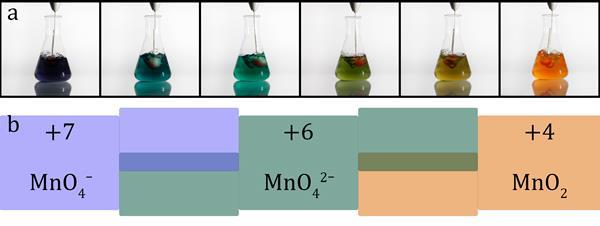 Demonstrating the chameleon redox reaction with a lollipop | Exhibition ...