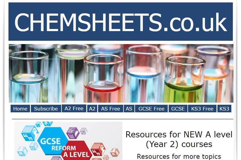Chemsheets and chemistry diagrams | Review | RSC Education