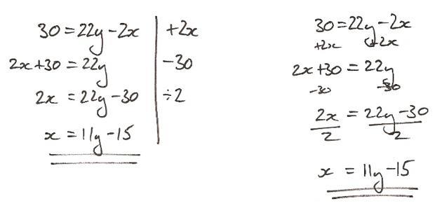 Changing the subject | Maths | RSC Education